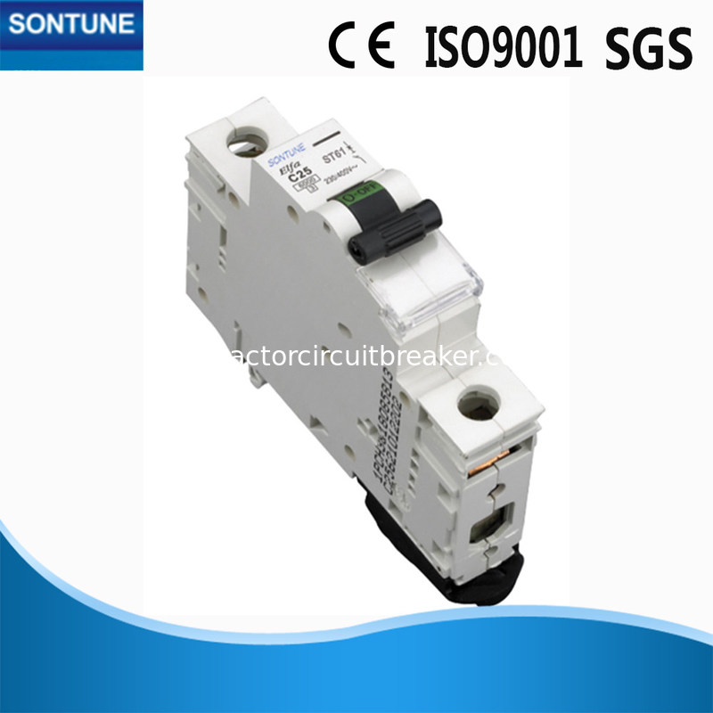 10KA MCB Circuit Breaker Tripping Curve , IEC 60898 Type B Circuit Breaker