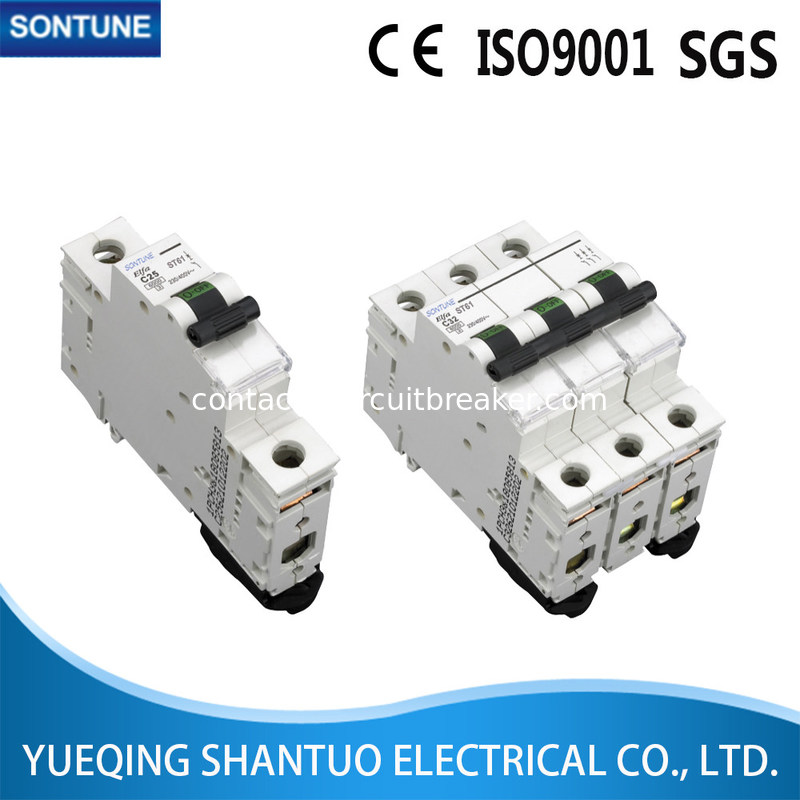 Mini Resettable Circuit Breaker High Breaking Capacity AC 240 Ue Voltage