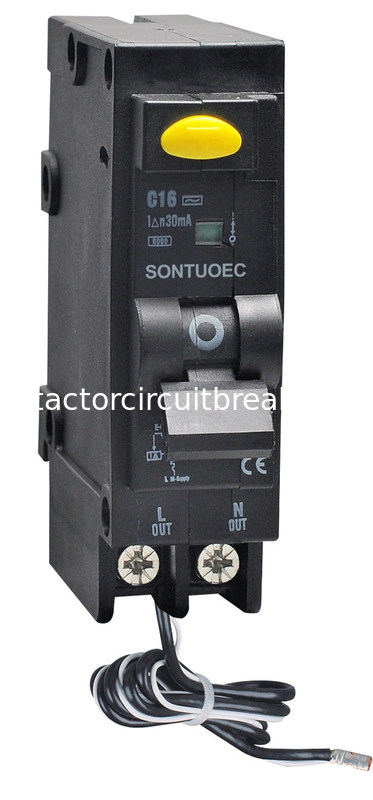 10KA Insert Type RCBO Circuit Breaker Single Phase 1P+N IEC61009 Up 40A ...