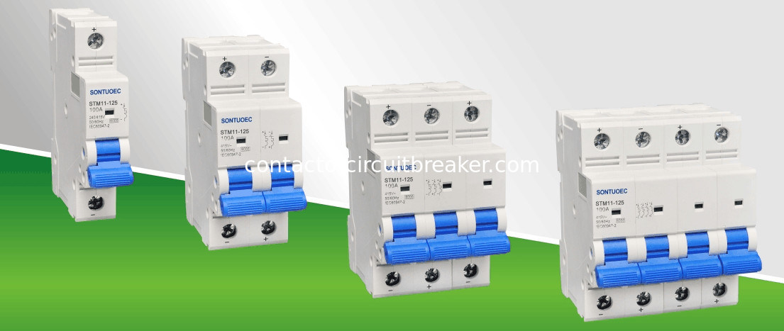 125A C curve Mini Circuit Breaker 3 Pole Mcb 400V High Breaking ...