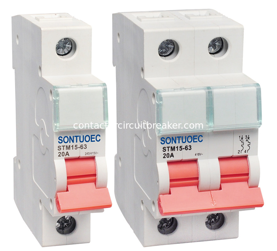 1amp circuit breaker Super Mini MCB din rail miniature circuit breaker ...