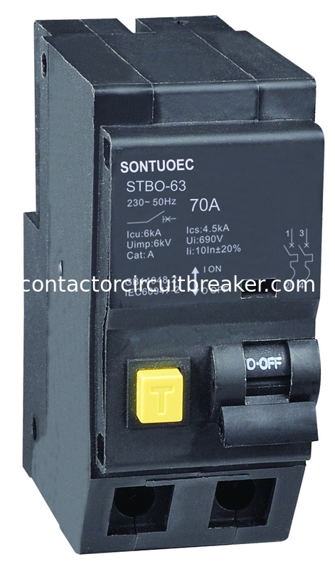 Insert Type Electrical RCBO Circuit Breaker Overcurrent Protection Mini ...