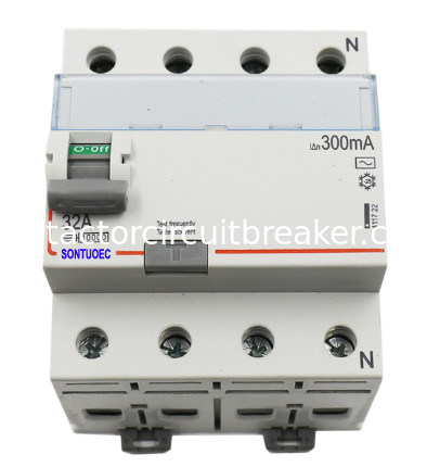 Compact Professional 4P RCCB residual current circuit breaker 3phasae ...