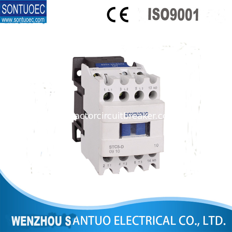 ST2-3210 Din Rail AC Contactor , 18A In 3 Pole Contactor CE Approved