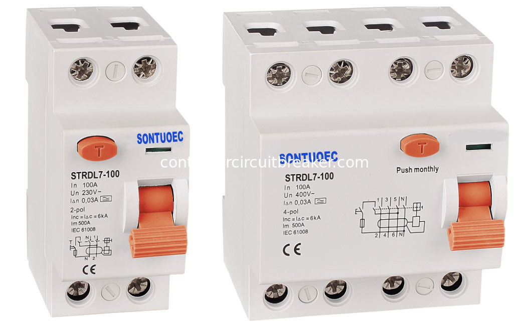 RCCB A type AC type STRO07-40 4.5kA，6kA RESIDUAL CURRENT CICUIT-BREAKER