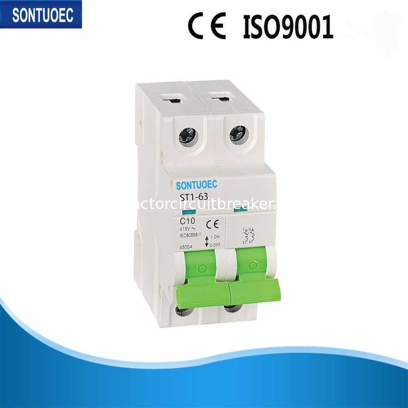 1A to 63A 6KA MCB Miniature Circuit Breaker 1P,2P,3P,4P comply with ...