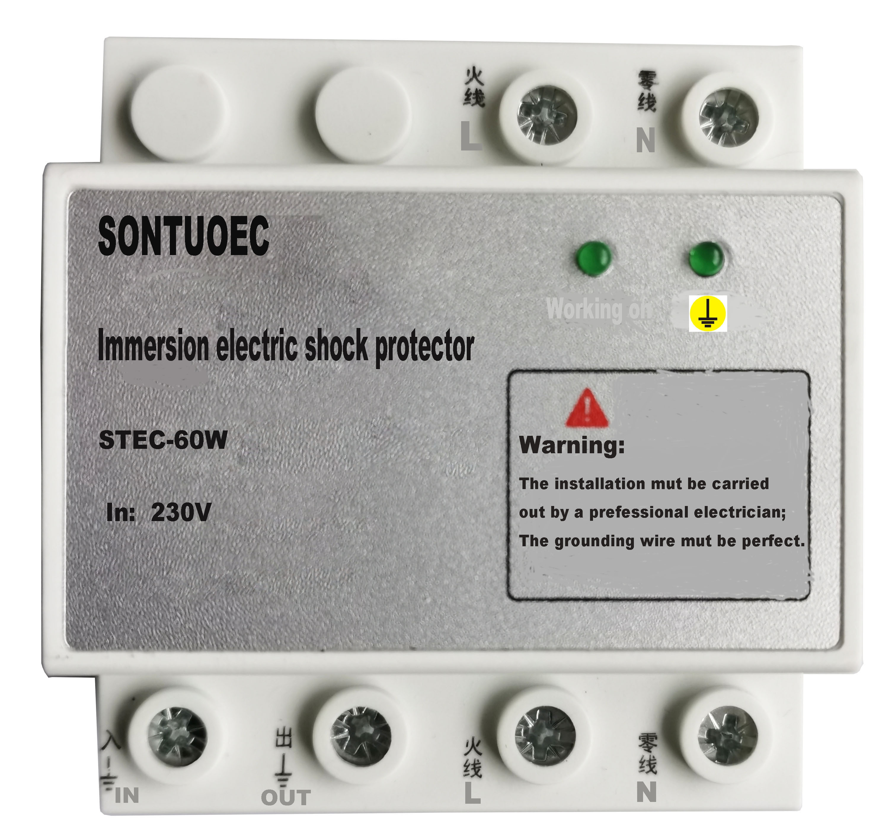 Sontuoec Immersion Shock Protector RCBO Circuit Breaker