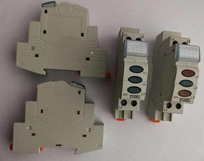 220 Volt Led Voltage MCB Indicator Three Color One Mould